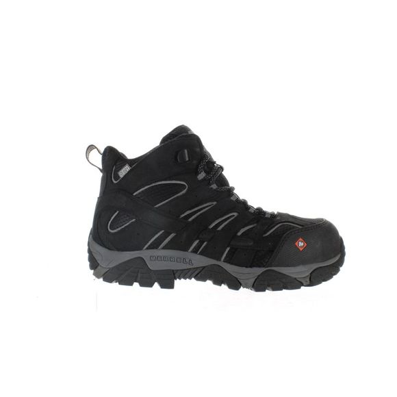 Merrell | Shoes | Merrell Womens Moab Vertex Mid Black Work Safety ...